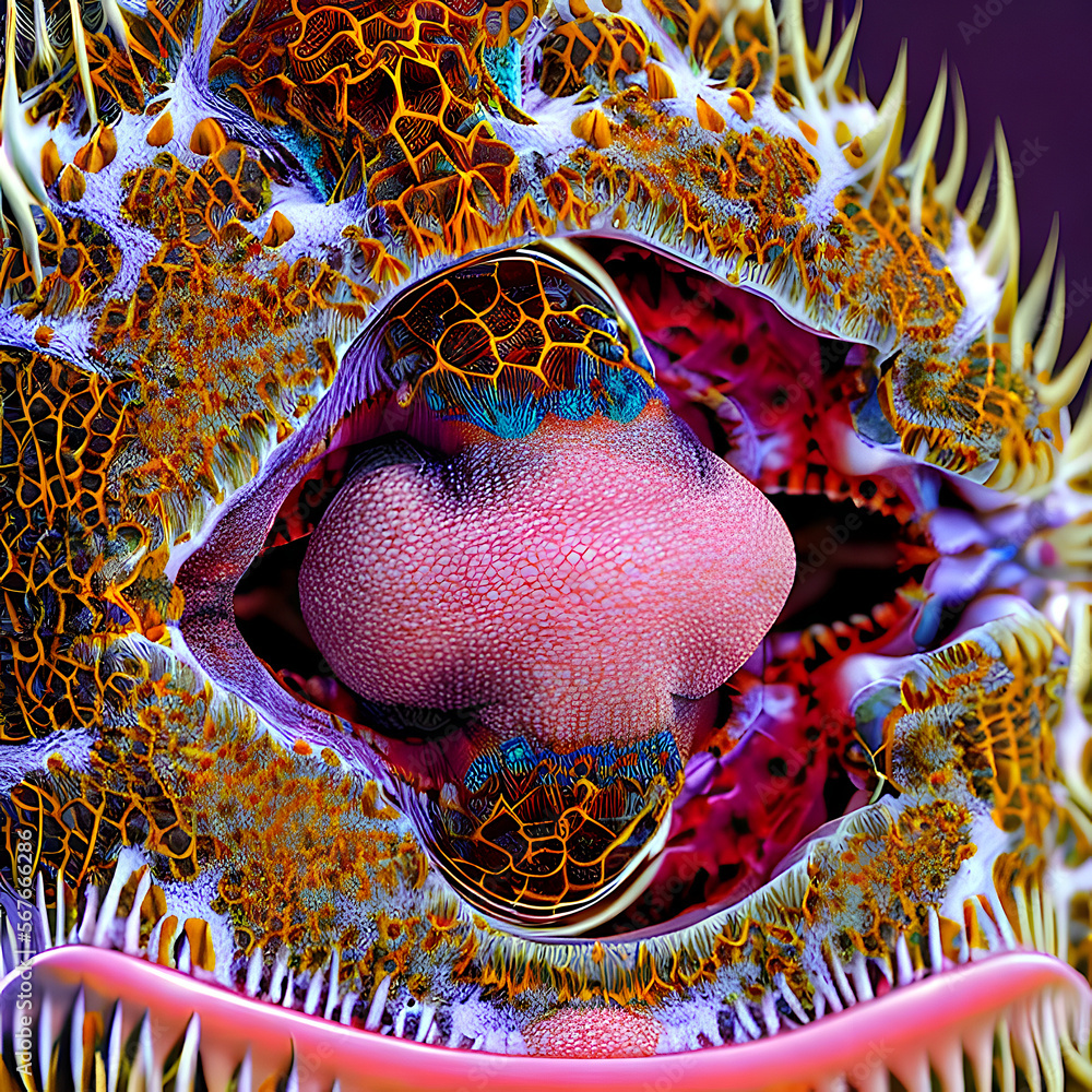 Mythen, Monster, Mutationen. created with generative AI technology ...