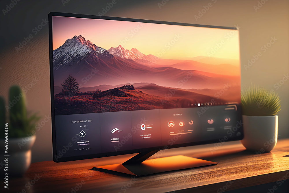 Modern beautiful user interface design. Professional, aesthetic ...