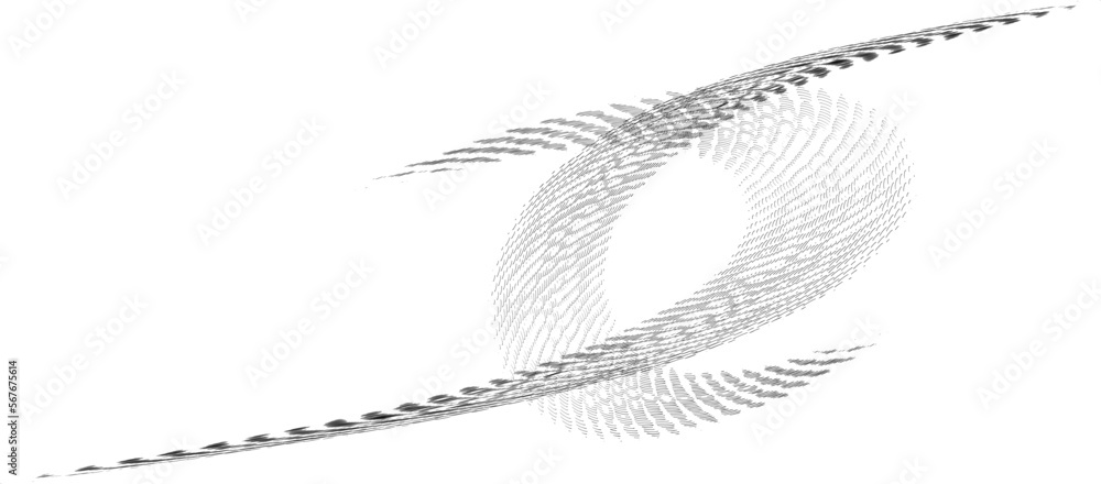 Sketchy of their sinuous strokes crossed half rings. The squiggles of ...