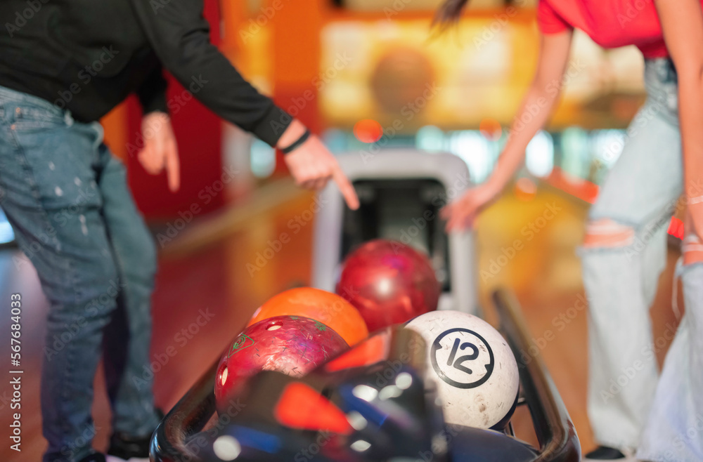 Fotka „Bowling provides a fun and relaxed atmosphere for players ...