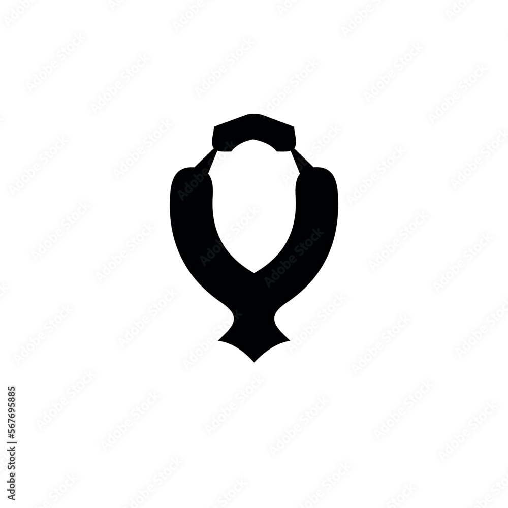 Slingshot icon. Simple style startup poster background symbol ...