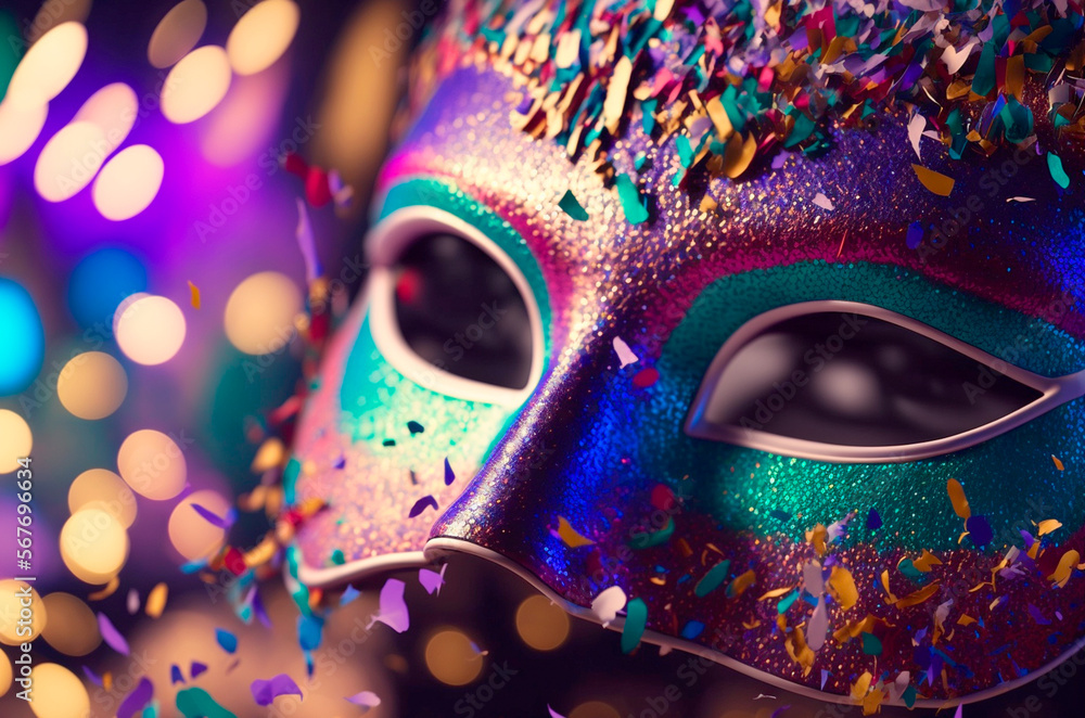 Carnival mask, colorful carnival mask, revelry, reveler The accessory ...