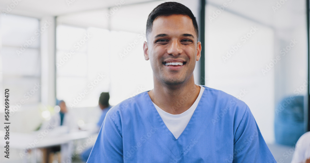 Happy Man In Hospital