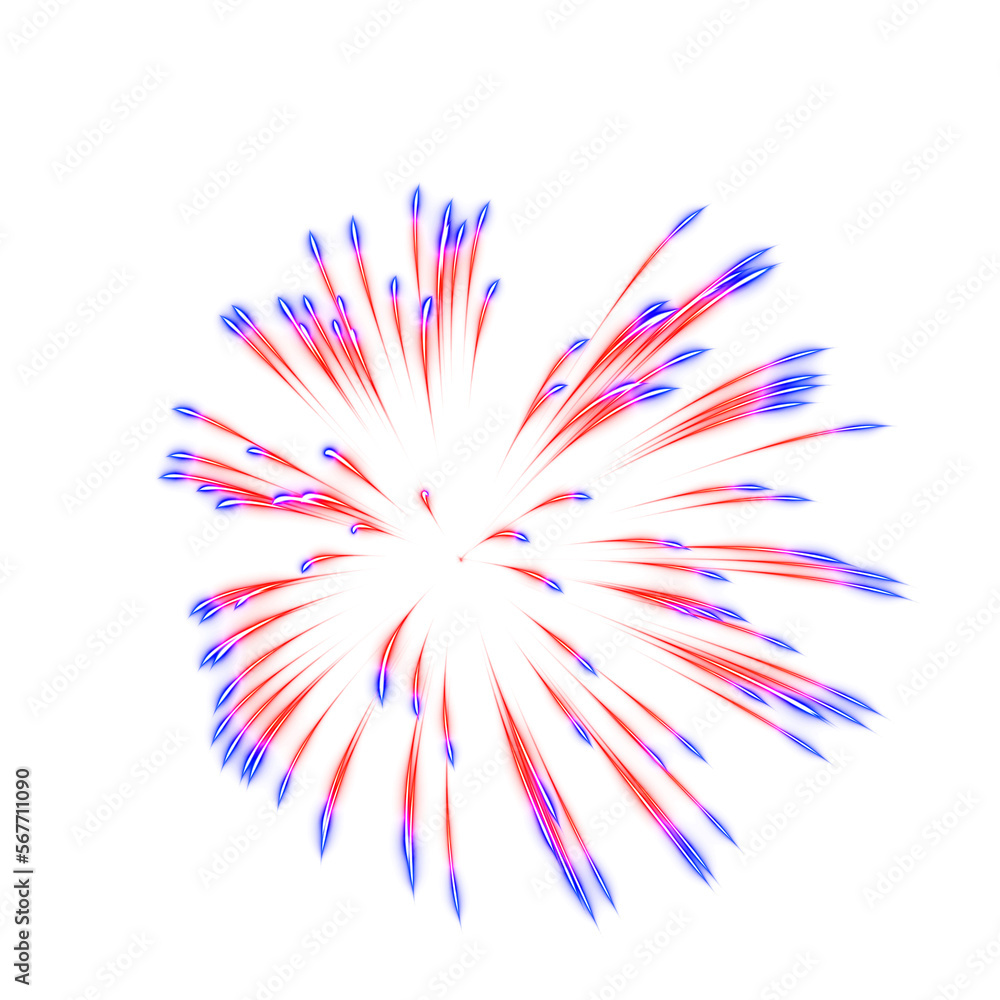 Realistic firework elements PNG format easy to use festive sparkler ...