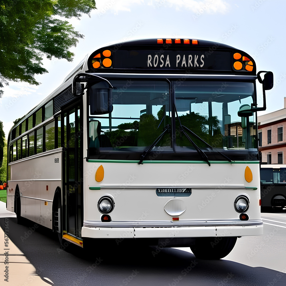 Celebrating Rosa Parks Day: Bus Banner in Honor of Her Activism and the ...