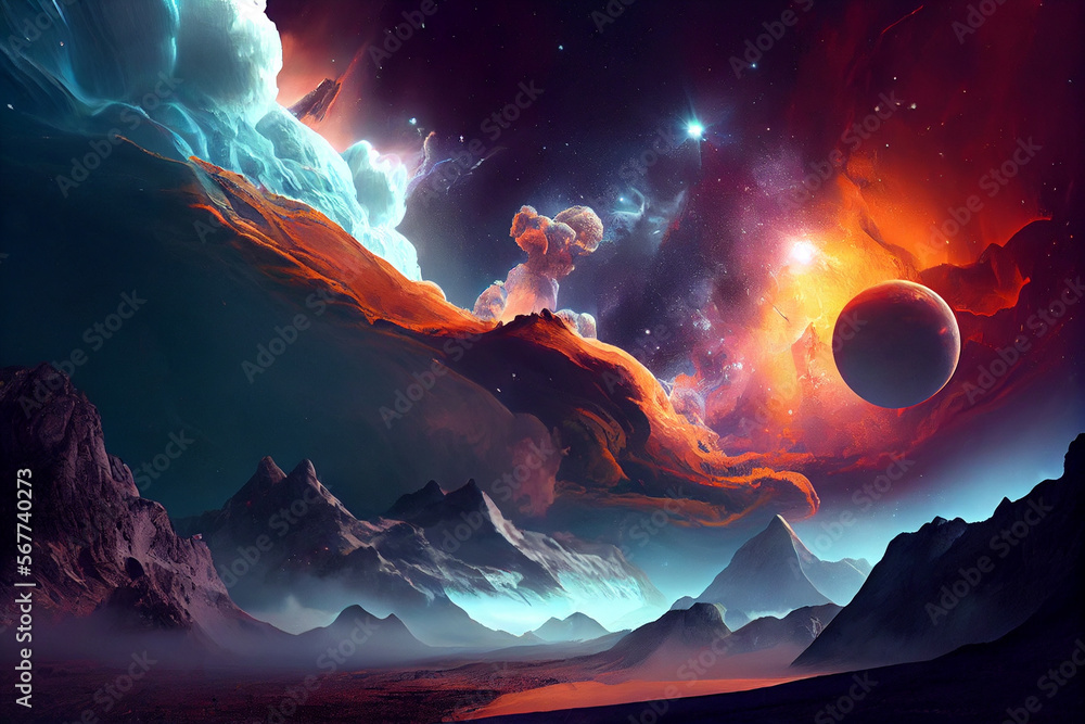 Mountains Planets 1920x1080