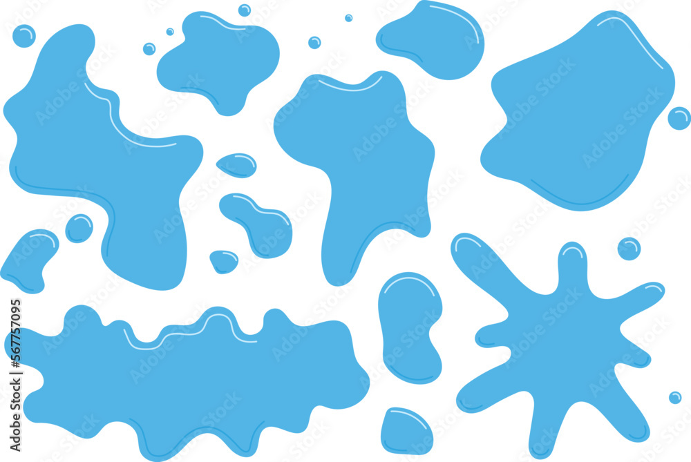 Various forms of water Stock Vector | Adobe Stock