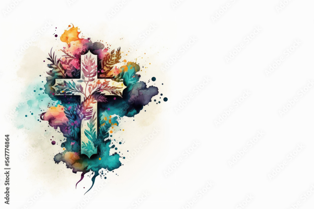 Holy Cross banner, Generative Ai ilustração do Stock | Adobe Stock