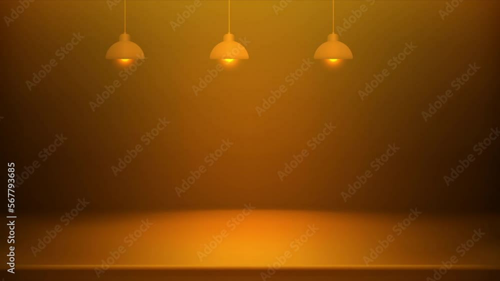 Colorful stage opening and closing animation in 4K Ultra HD vídeo do ...