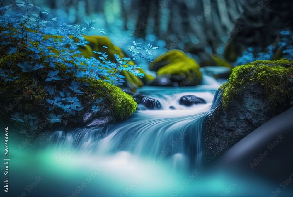 Spring Stream Wallpaper