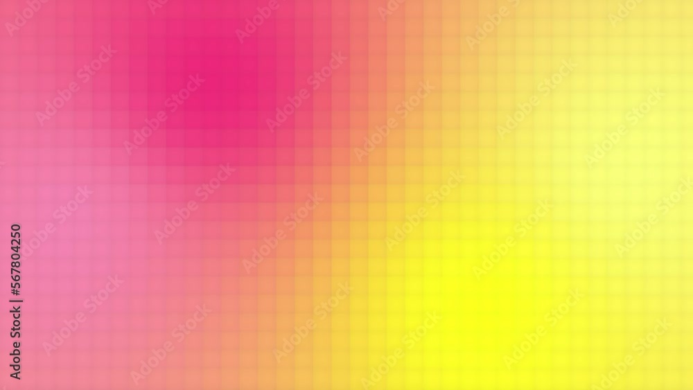 Office neon light and yellow gradient motion background loop. Moving red pink colorful blurred ...