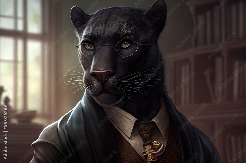 Panther Professor Picture With Classsroom Or Office In Background ...