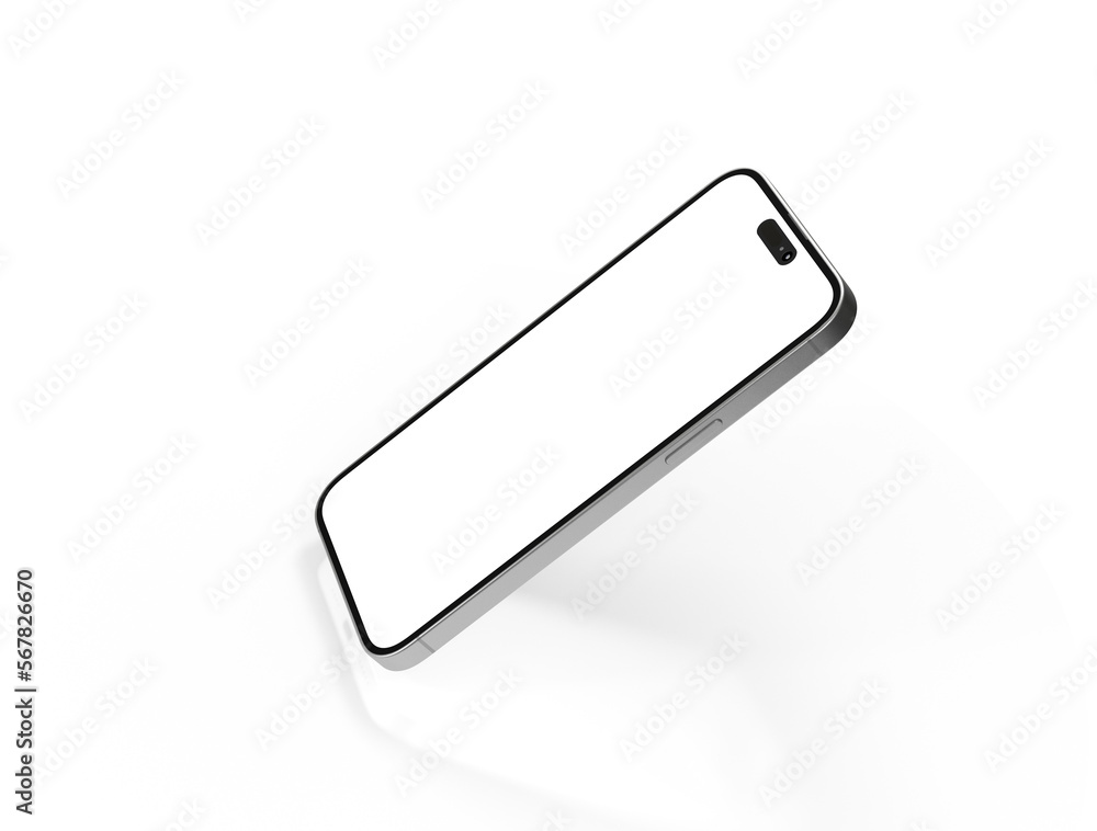 realistic smartphone template mockup for user experience presentation ...