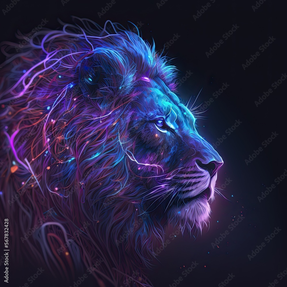 Lion Artwork Wallpaper