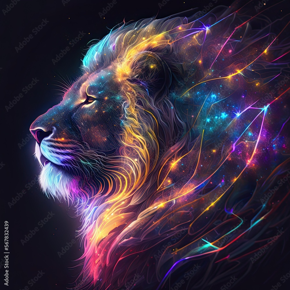 Lion Design Wallpaper
