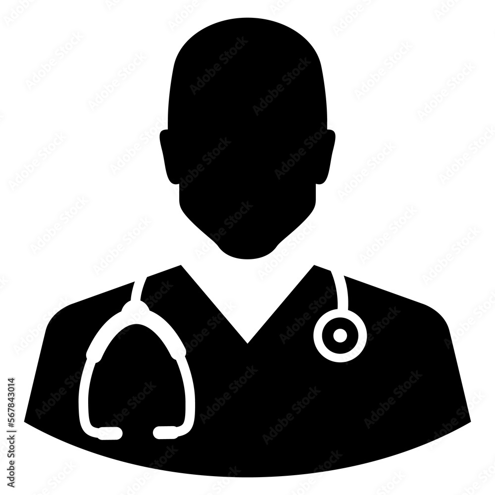 Logo asistencia sanitaria en hospital médico o clínica. Icono avatar ...