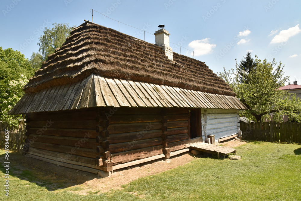 chata ludowa, chata rustykalna, chata pod strzechą, lubelskie ...