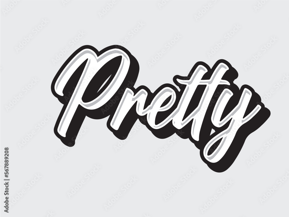prety word logo exclusive design inspiration Stock Vector | Adobe Stock