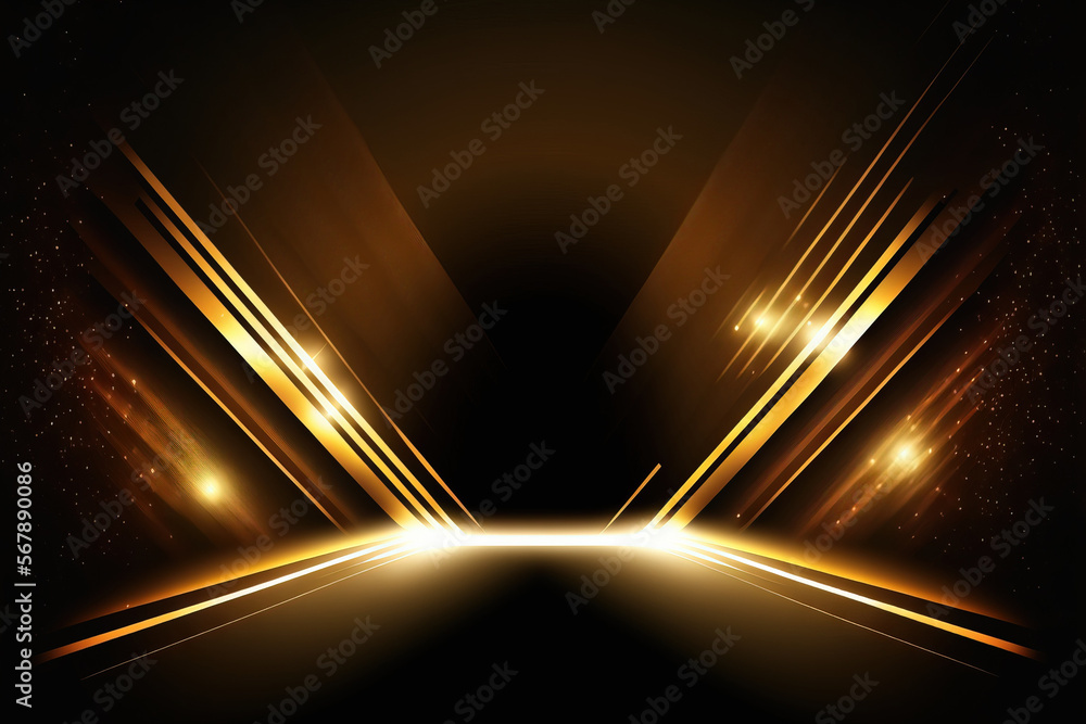 Dark, abstract background. Dark, vacant setting with spotlights and ...