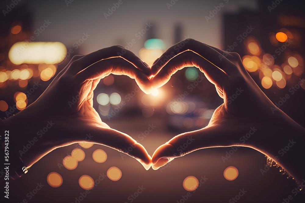 Heart-shaped hands: Show your love and care with a heart-shaped gesture ...