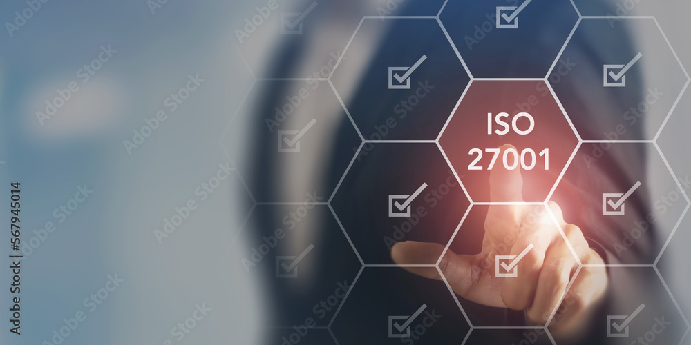 ISO 27001 concept. The international standard for information security ...