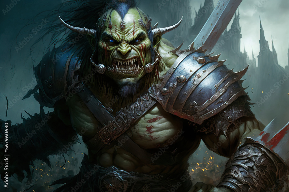 Warhammer Orc Warrior