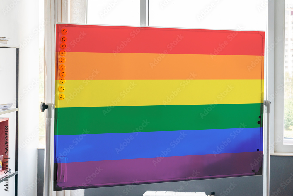 Current version of the flag (1979 revision) LGBT Pride flag Symbol of ...