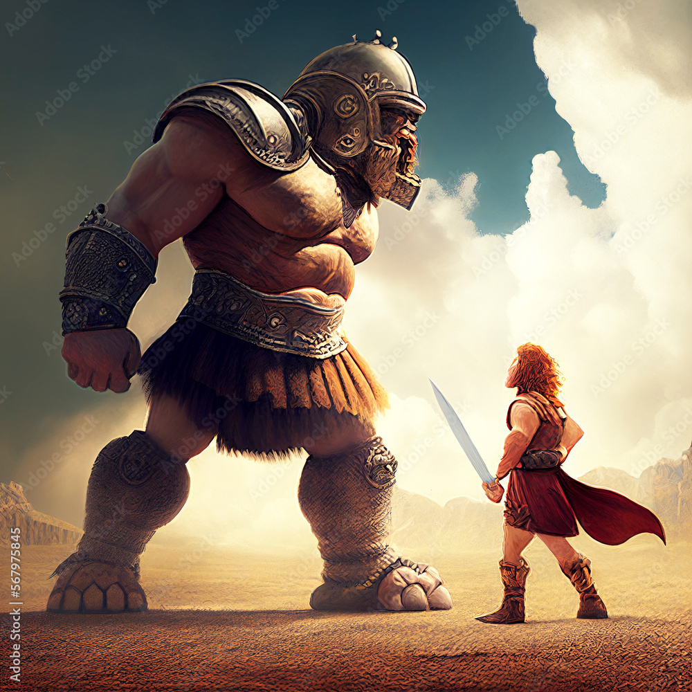 David And Goliath Wallpaper