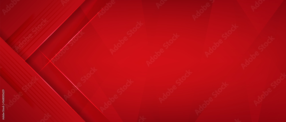 Abstract red geometric banner design background. modern premium concept ...