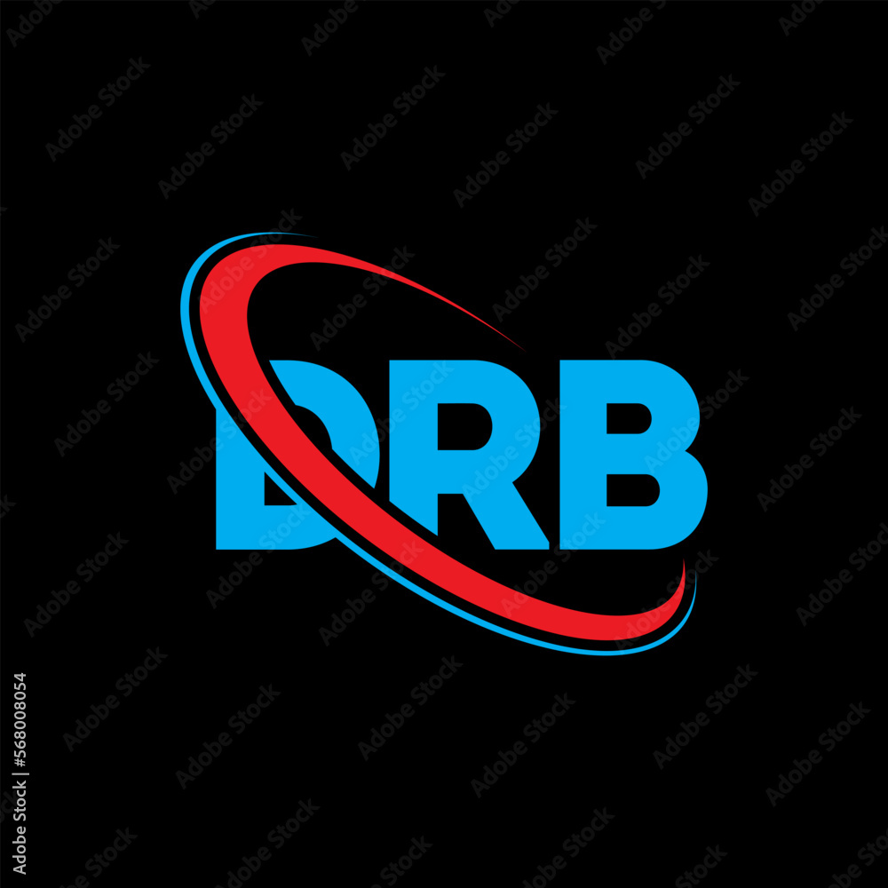 DRB logo. DRB letter. DRB letter logo design. Initials DRB logo linked ...