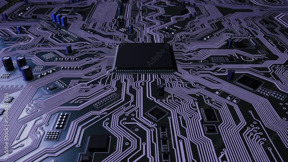 The processor chip on the motherboard sends digital data pulses over ... The processor chip on the motherboard sends digital data pulses over ...