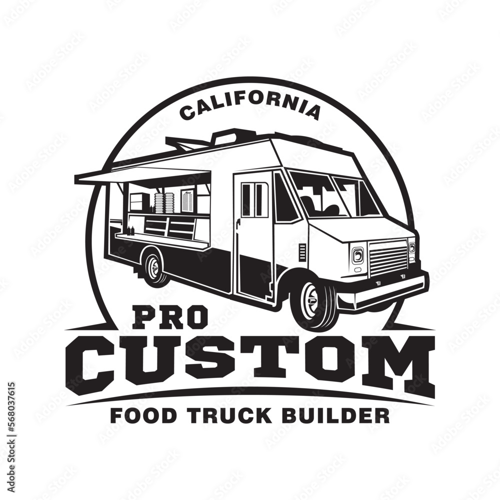 Food truck vector illustration, perfect for t shirt design and custom ... Food truck vector illustration, perfect for t shirt design and custom ...