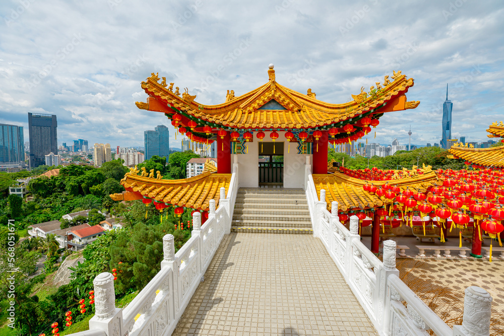 Thean Hou Temple is notable for its Chinese-style architecture and ...