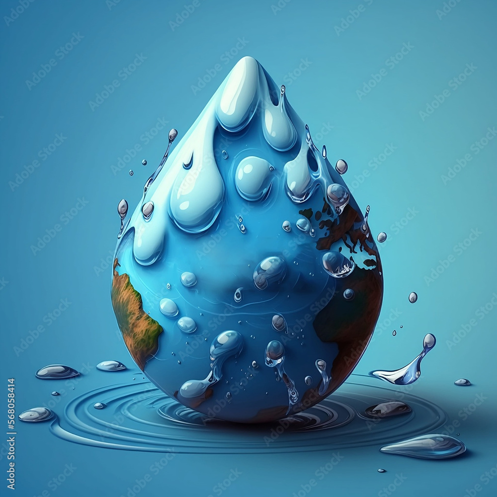 Celebrate International Water Day with a Stunning AI-Generated Globe ...
