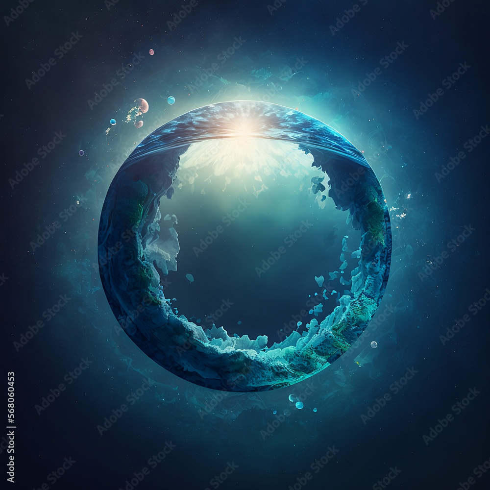 Celebrate International Water Day with a Stunning AI-Generated Globe ...