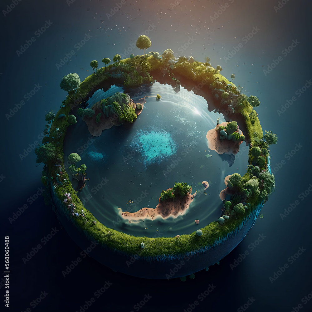 Celebrate International Water Day with a Stunning AI-Generated Globe ...