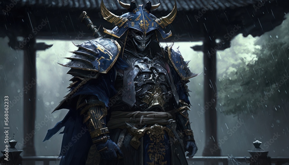 Japanese Samurai Warrior Background, Concept Art, Character Design ...