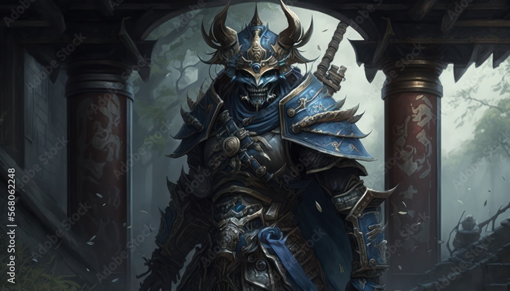 Japanese Samurai Warrior Background, Concept Art, Character Design ...
