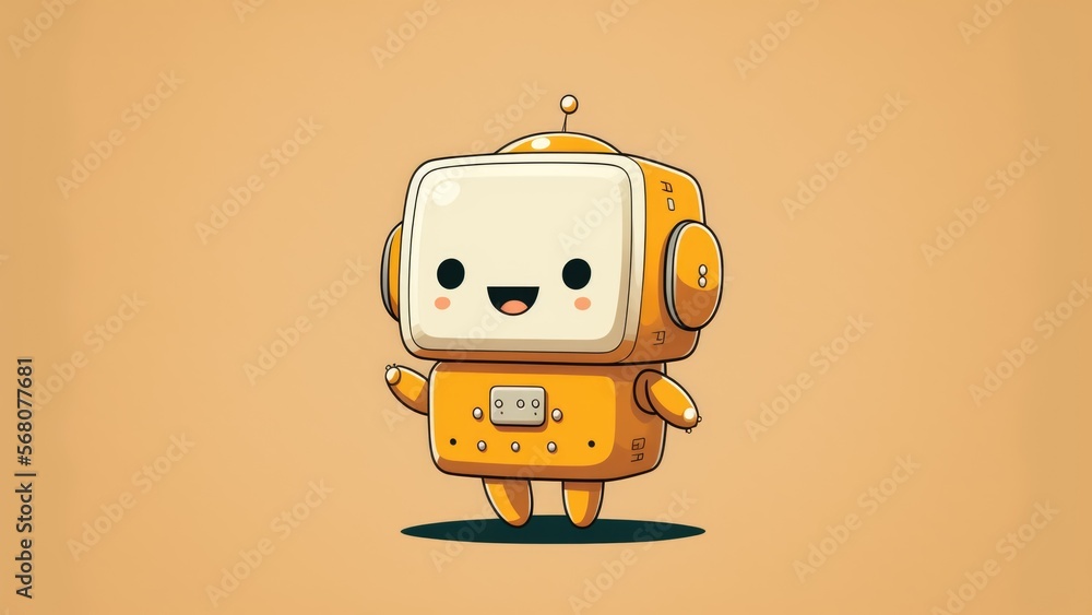 Cute Animated Robot