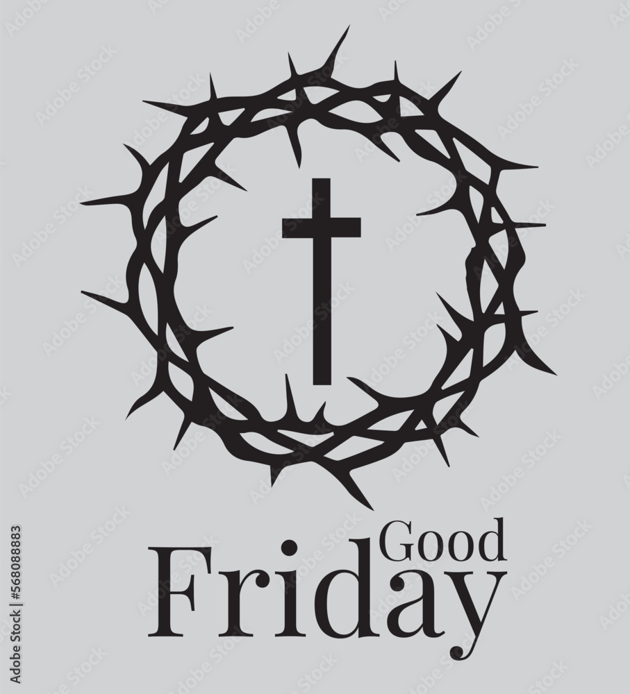 Good Friday banner and Poster. Good Friday is a Christian holiday ...