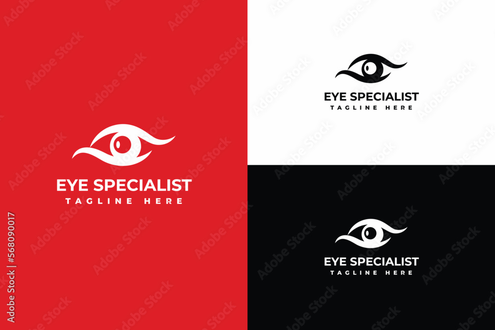 eye specialist logo template Stock Vector | Adobe Stock