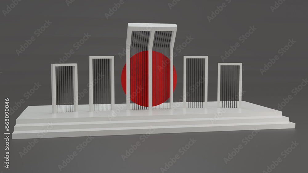 Shahid Minar 3D Design 21 February, International Mother language day ...