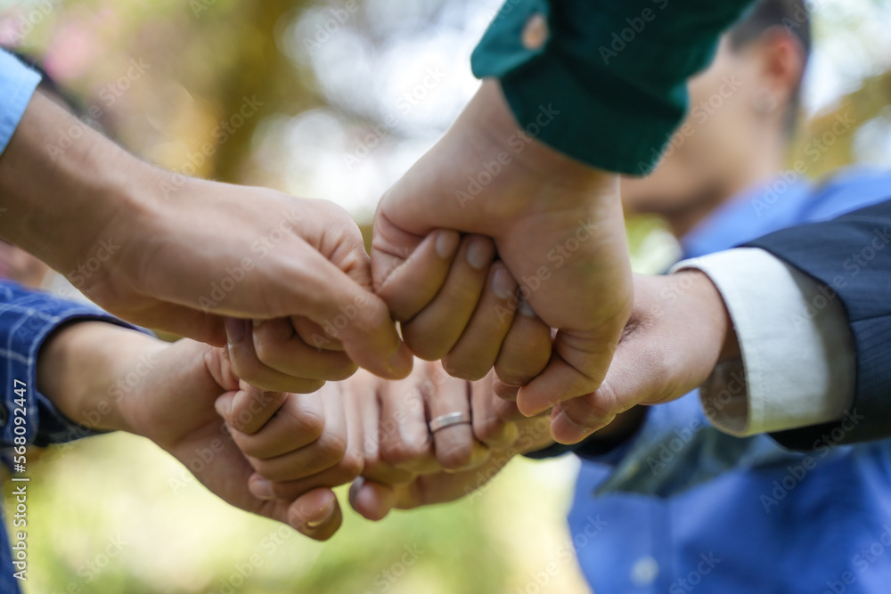 World environment day Global community teamwork, CSR and ESG environmental energy saving ...