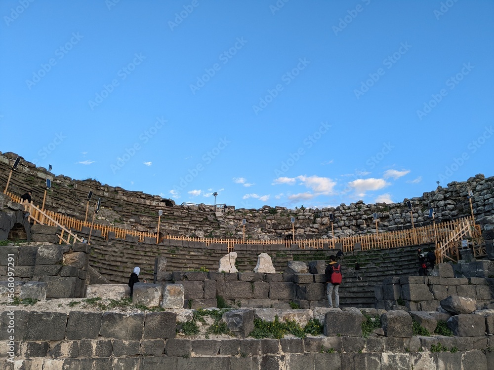 Travelling Jordan.Cultural and natural side of Um Qais and the ruins of ...
