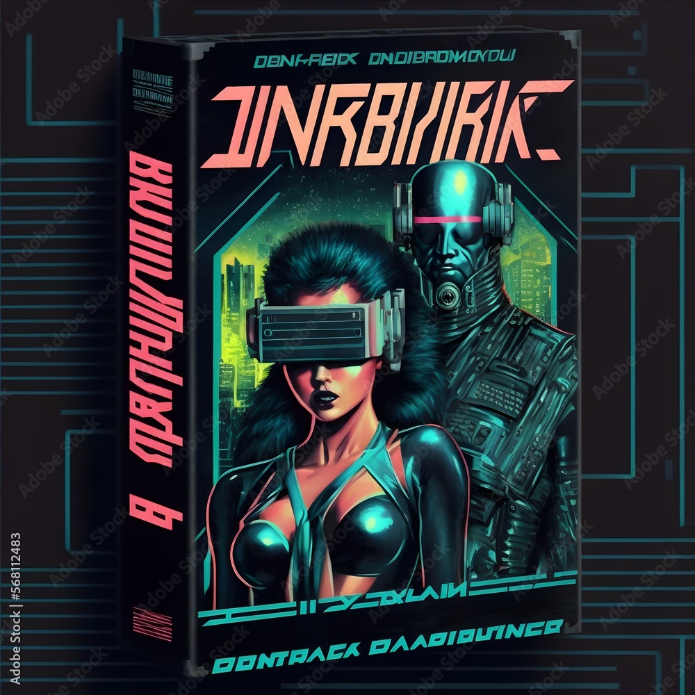 vintage scifi 1980s style cyberpunk vhs box art vhs tape vhs cover ...