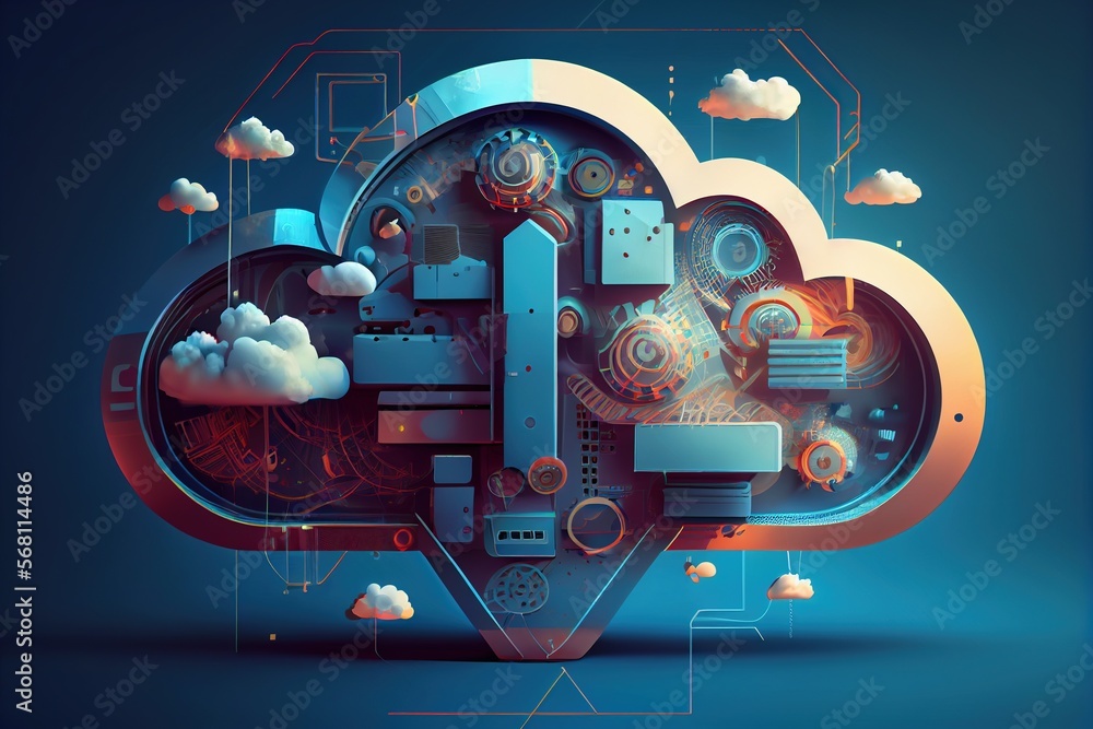 Cloud Computing, Conceptual Background in Technology. Generative AI ...