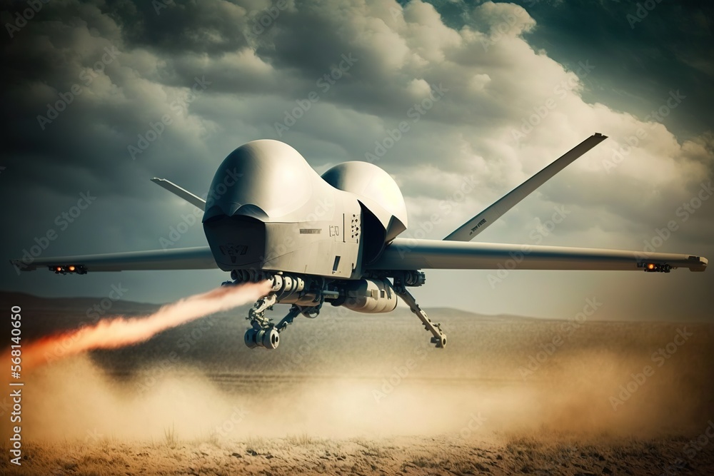 Drone. Technologies of combat unmanned aerial vehicles. Warfare. The ...