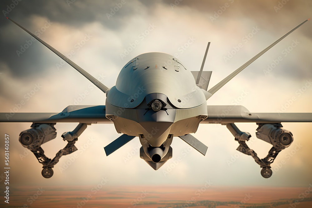 Drone. Technologies of combat unmanned aerial vehicles. Warfare. The ...