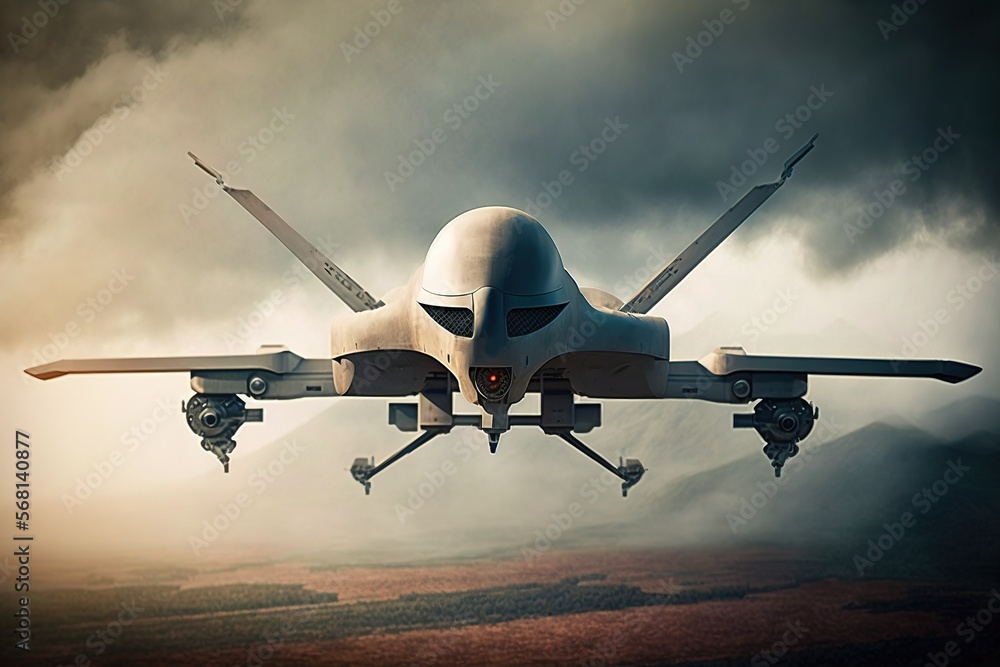 Drone. Technologies of combat unmanned aerial vehicles. Warfare. The ...
