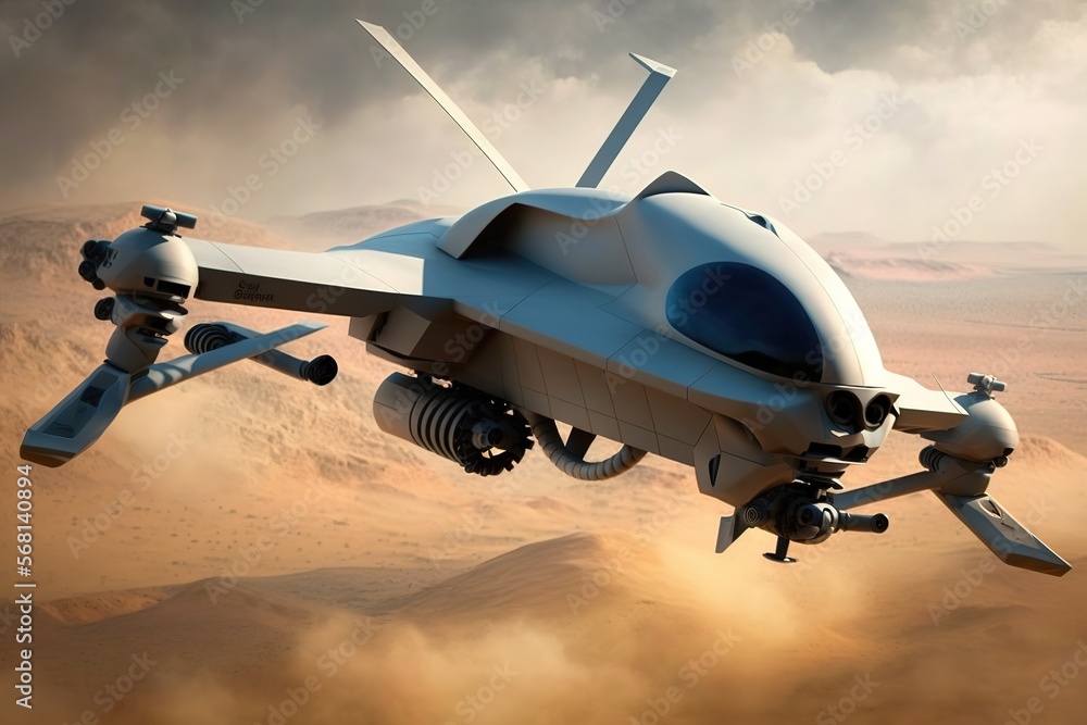 Drone. Technologies of combat unmanned aerial vehicles. Warfare. The ...